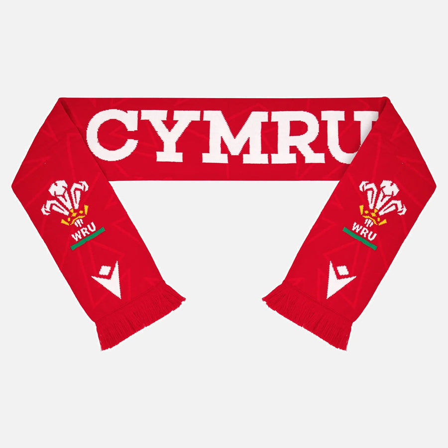 macron wales double layer cymru text scarf £ 17 . 99