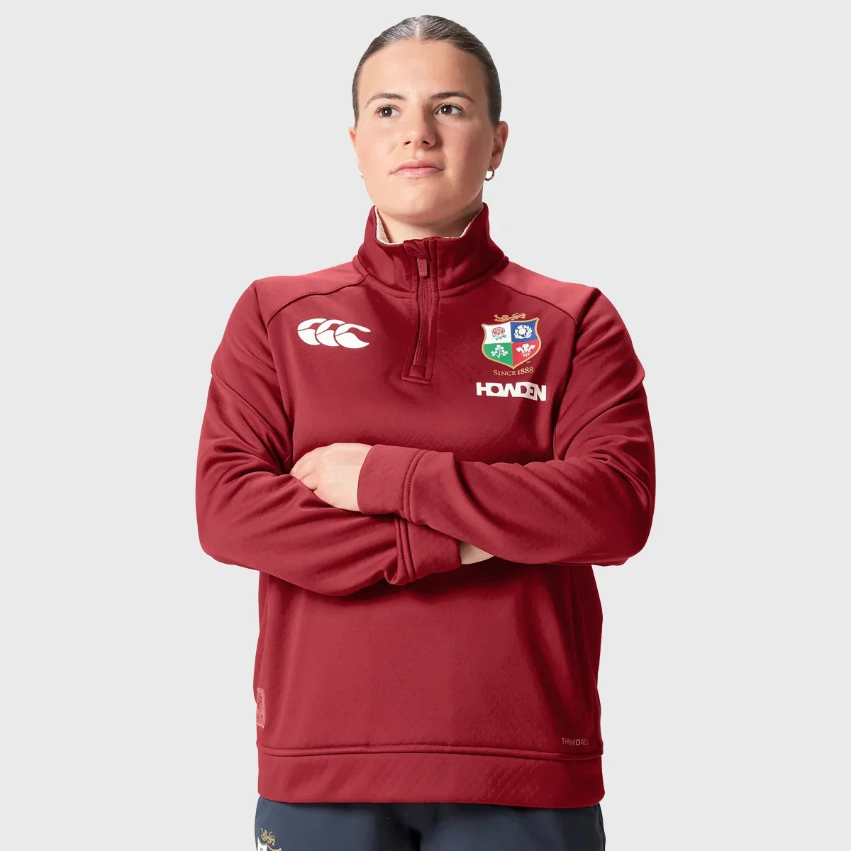 Canterbury British & Irish Lions Women's 1/4 Zip Fleece Red ...