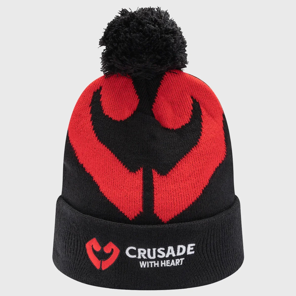Classic Crusaders Super Rugby Bobble Beanie Hat in Black – Rugbystuff.com