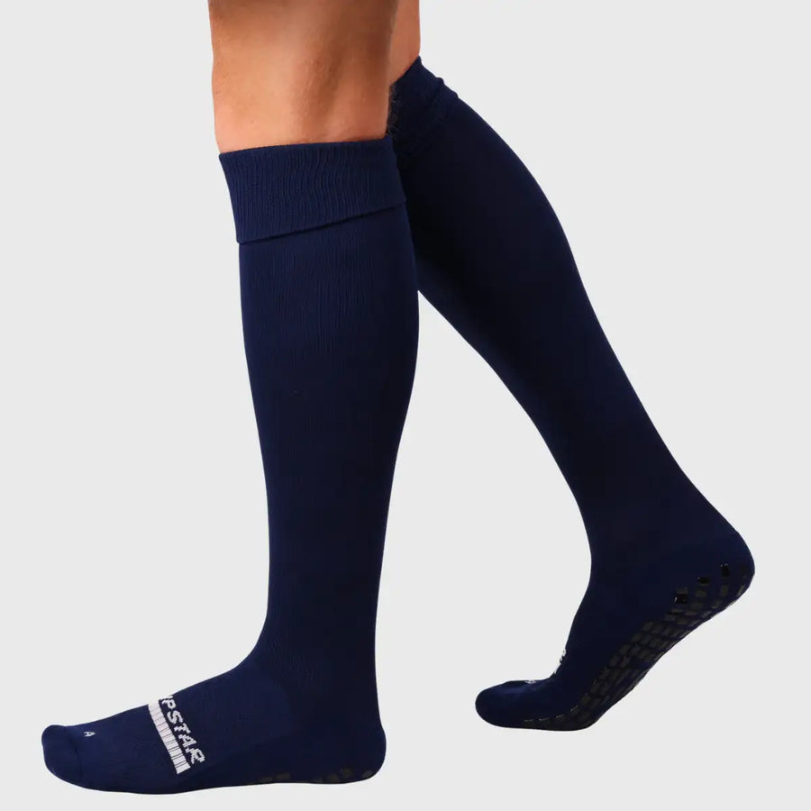 Grip Star Full Length Rugby Grip Socks Black – Rugbystuff.com
