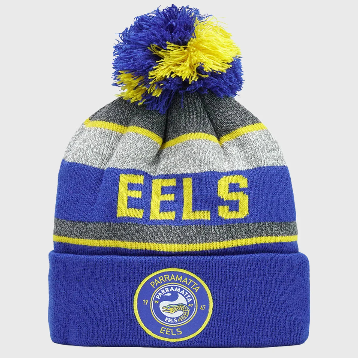 NRL Paramatta Eels Tundra Bobble Beanie Hat – Rugbystuff.com