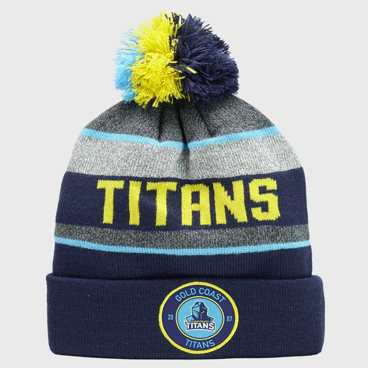 NRL Gold Coast Titans Tundra Bobble Beanie Hat – Rugbystuff.com