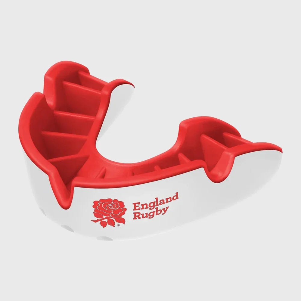 Opro Silver Gen4 Mouthguard England RFU Logo – Rugbystuff.com