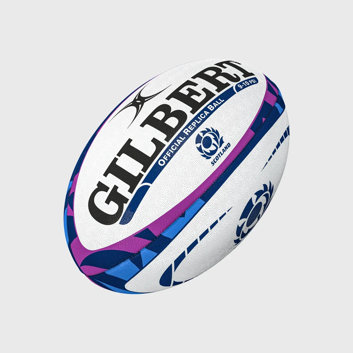Gilbert Official Scotland Replica Rugby Ball Navy/Purple - Mini Size ...
